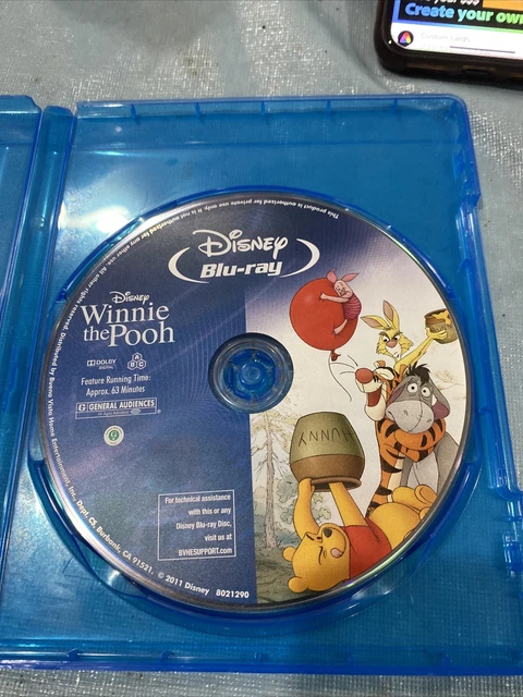 DISNEY'S WINNIE THE Pooh (Blu-ray Disc, 2011) Disk Only Tested $1.47 ...