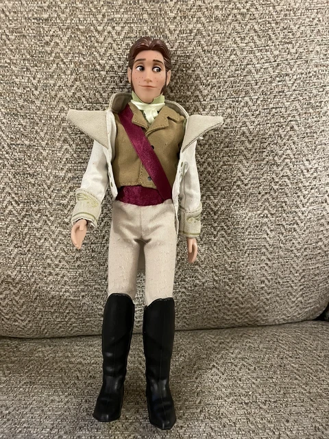 RARE FROZEN PRINCE Hans 12" Coronation Doll Villain Disney Store Action ...