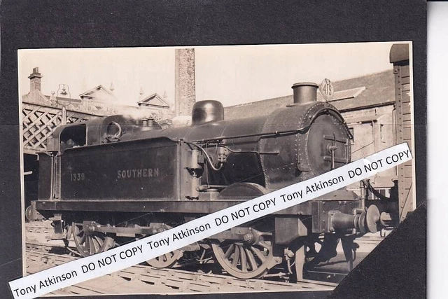 SOUTHERN RAILWAY - R1 Class 0-6-0T No. 1339 @ Hastings - Vintage Image ...