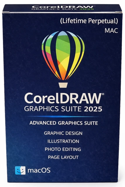 CORELDRAW GRAPHICS SUITE 2025 Advanced Graphics Suite for Mac (USB) £ ...