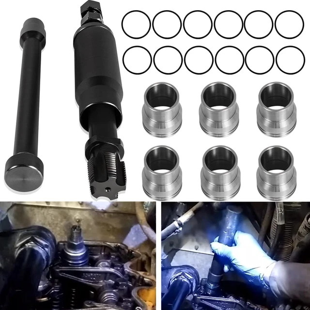 INJECTOR SLEEVE CUP Removal & Installation Tool Kit for CAT 3126 C7 C9 ...