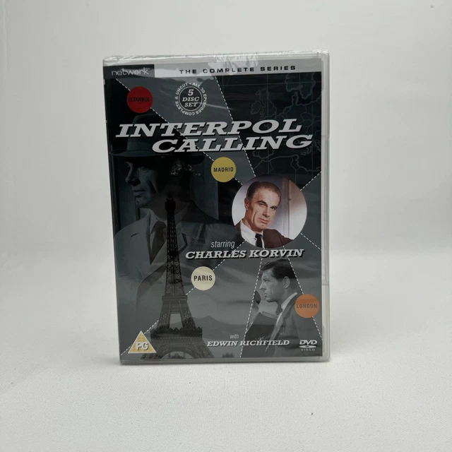 INTERPOL CALLING THE Complete Series (DVD) Charles Korvin Edwin ...