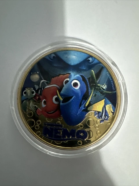DISNEY/PIXAR FINDING NEMO 24K Gold Plated Proof-Like Coin £10.00 ...