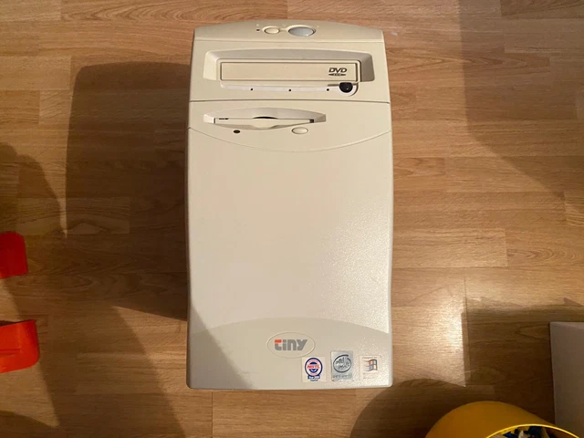 VINTAGE TINY PC - ATX Pentium III 500MHz - 256Mb RAM - DVD & Floppy ...