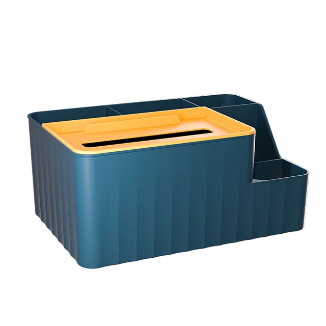 MULTI-PURPOSE REMOTE CONTROL Tissue Box Desktop Creative Napkin Storage ...
