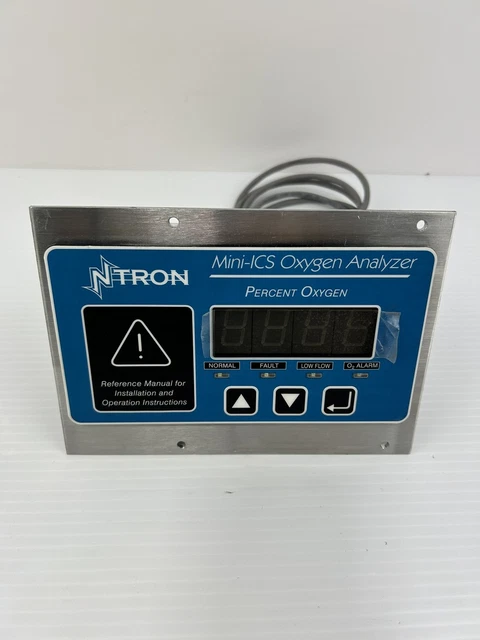 NTRON 7-07-6100-00-2 MINI-ICS Oxygen Analyzer AC MIMI-ICSRS MOD. $250. ...