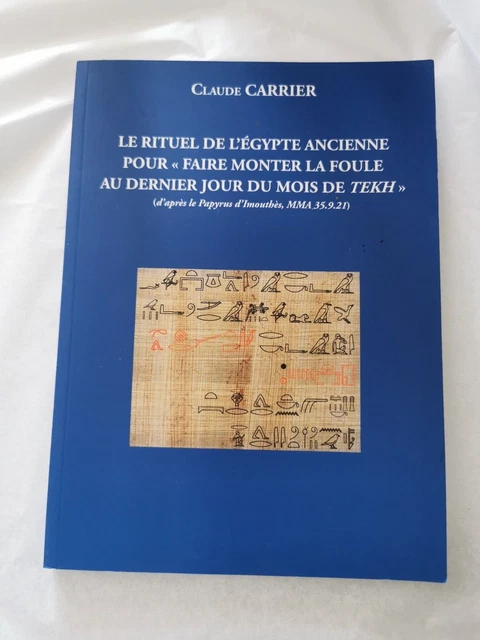 LE RITUEL De L'égypte Ancienne Pour ( Faire Monter La Foule ) 2015. EUR 24,90 - PicClick FR