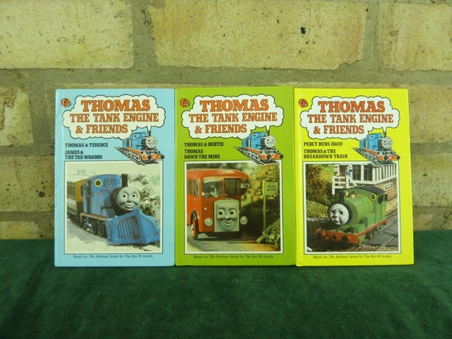 3 VINTAGE LADYBIRD books Thomas the tank engine & friends Percy , James ...