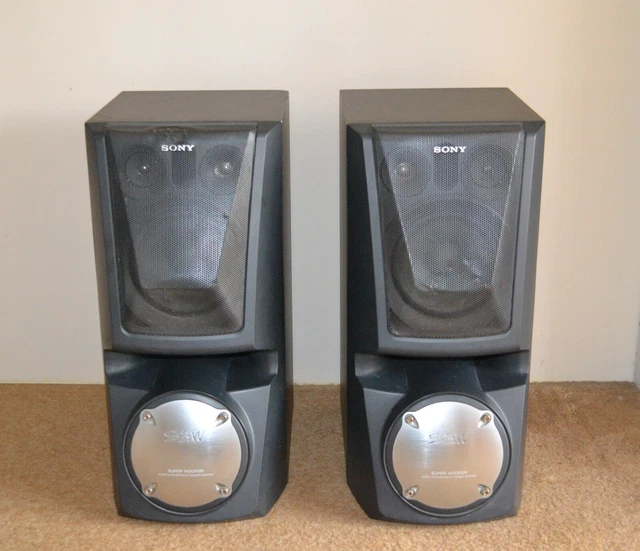 SONY SPEAKER SYSTEM SS-XB80V 4-way Hifi Speakers including SAW ...