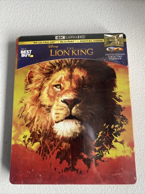 DISNEY THE LION King Steelbook 4K Ultra HD + Blu-Ray + Digital Limited Edition EUR 20,35 ...