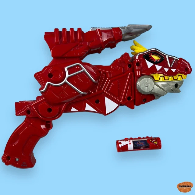 POWER RANGERS T-REX Super Charge Morpher Deluxe Dino Charge Gun £9.99 ...