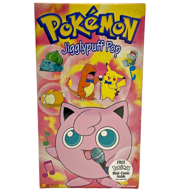 SEALED VHS POKEMON Jigglypuff Pop Factory Seal w/Mini Comic Inside £13. ...