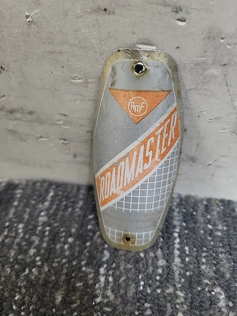 VINTAGE 1950'S-60S AMF Roadmaster Bicycle badge Cruiser Muscle Bike ...