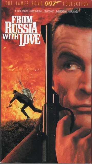 FROM RUSSIA WITH LOVE (VHS Tape, 1963) The James Bond 007 Collection ...