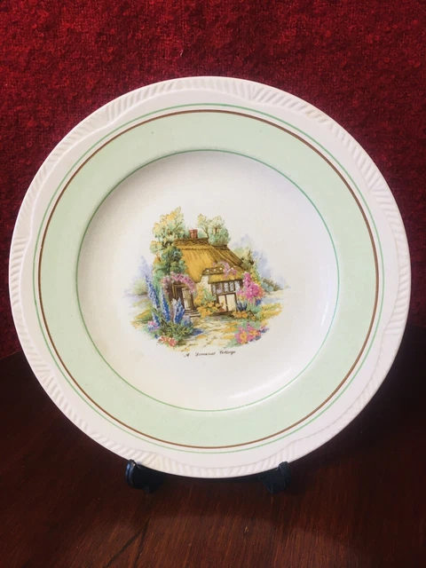 VINTAGE ROYAL ALMA Somerset Cottage Dinner Plate-1950’s $30.00 ...