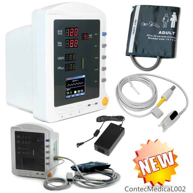PATIENT MONITORING MULTIPARAMETER Vital Signs Patient Monitor NIBP Spo2 ...