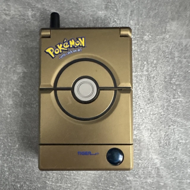 RETRO TIGER ELECTRONIC Deluxe Gold Pokémon Pokédex 2001 £78.68 ...