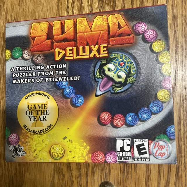 ZUMA DELUXE PC CD-ROM Software Pop Cap Games 2004 $3.00 - PicClick