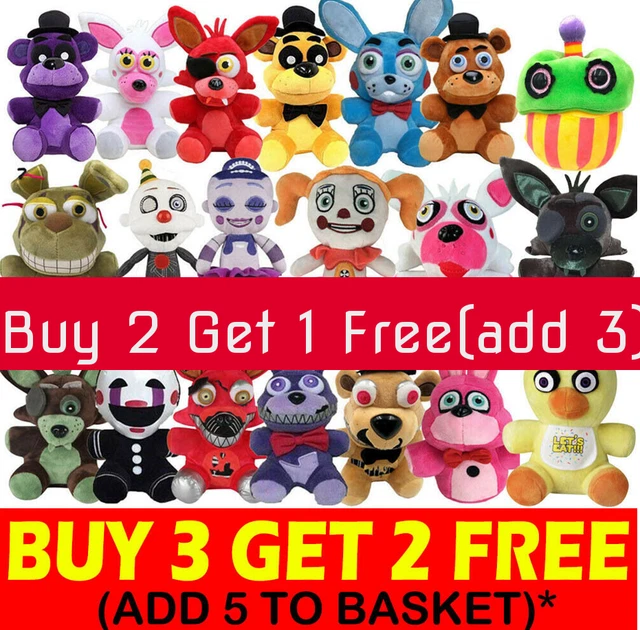 FNAF FIVE NIGHTS At Freddy's Plush Doll Plushies Toy Glamro Sundrop ...