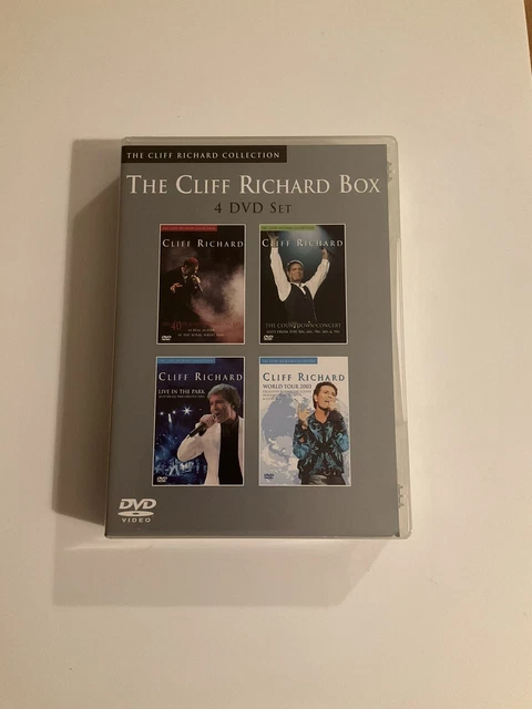 CLIFF RICHARD - The Cliff Richard Box 4 Dvd Set £5.99 - PicClick UK