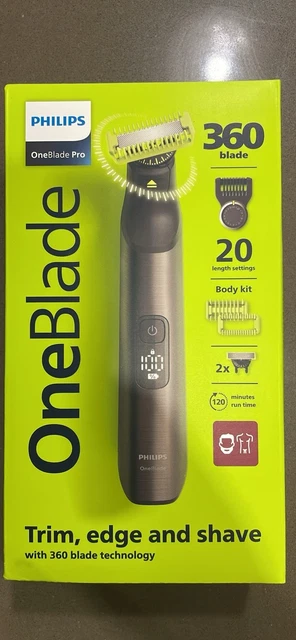 PHILIPS ONEBLADE PRO Rechargeable Cordless Wet Dry Electric Shaver ...