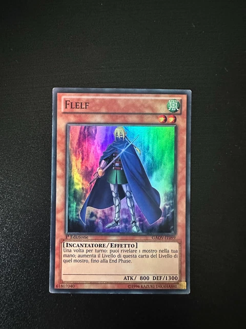 CARTA YUGIOH YU-GI-OH FLELF Prima Edizione italiana EUR 5,90 - PicClick FR