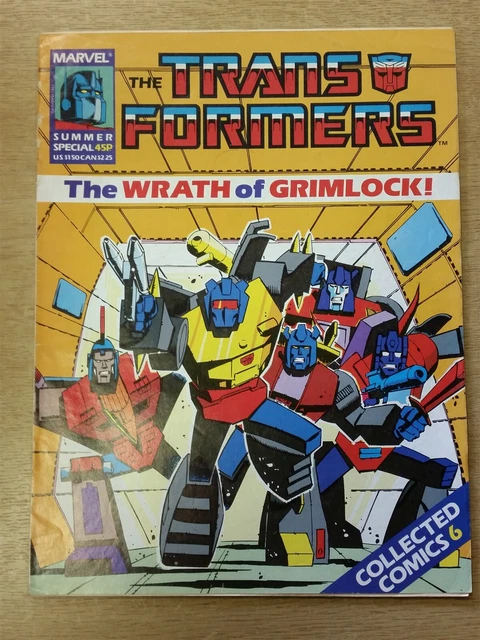 TRANSFORMERS SUMMER SPECIAL 1987 Collected Comics British Weekly Marvel ...