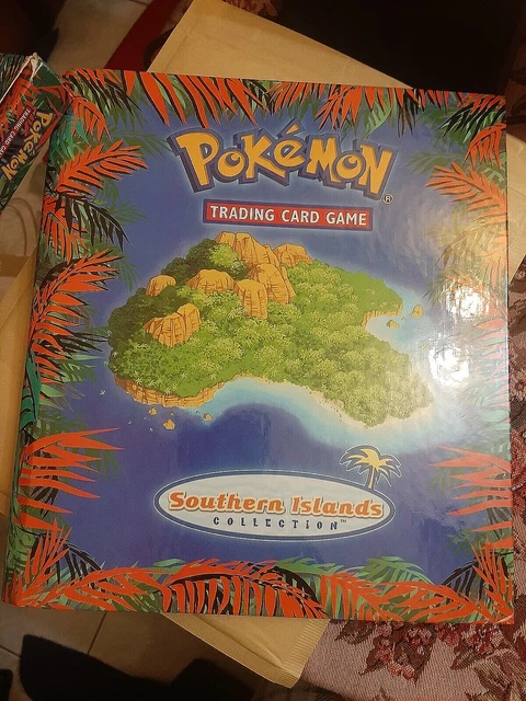 CARTE POKÉMON SET completo Southern Island 18/18 Album compreso lightly ...