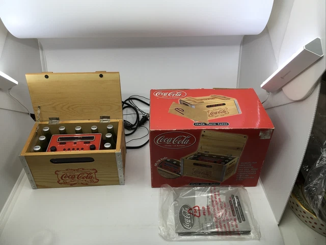 COCA COLA CRATE clock radio am/fm digital alarm clock with box £49.74 ...