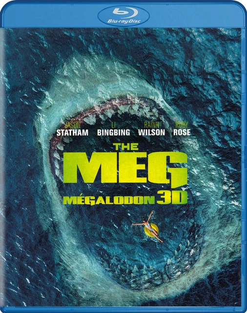 THE MEG (3D Blu-ray + blu-ray + DVD + Digital New Blu £18.97 - PicClick UK