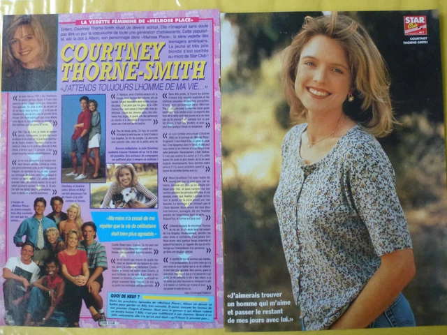 COURTNEY THORNE-SMITH,LA VEDETTE féminine de Melrose place ,2 pages ...
