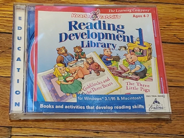 READER RABBIT READING Library READING DEVELOPMENT LIBRARY 1, 1 CD( PC ...
