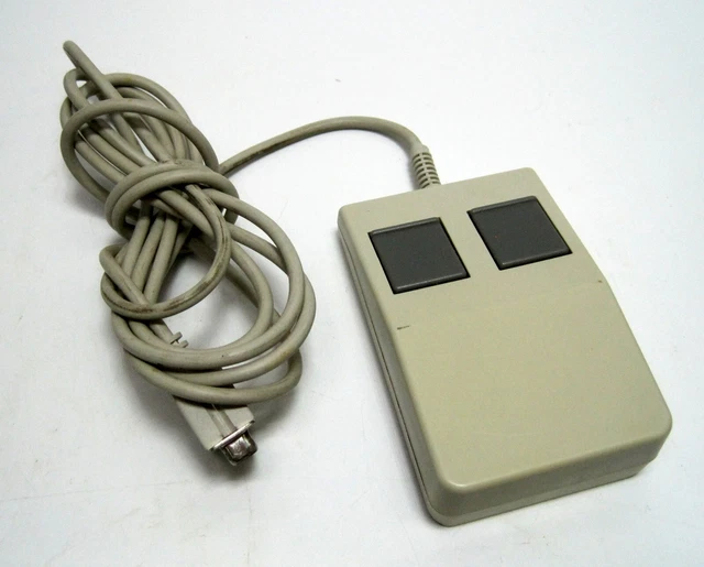 VINTAGE LOGITECH M8-2F-9F Serial Mouse Two Button $49.95 - PicClick