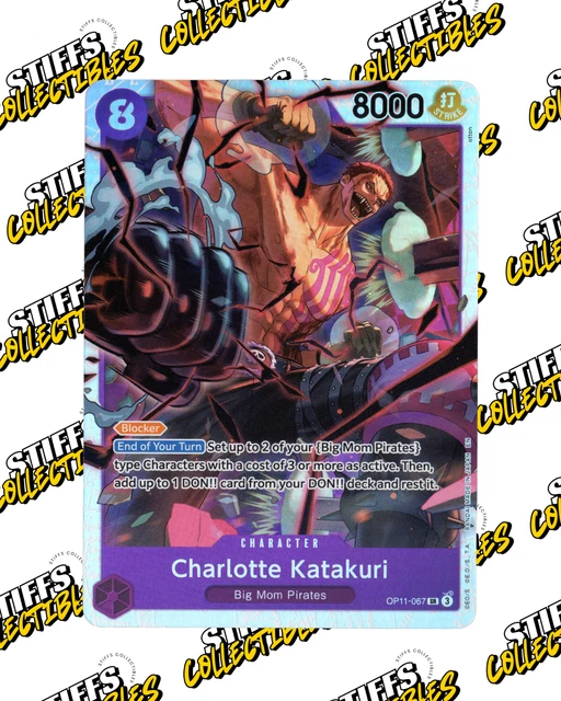 ONE PIECE TCG Charlotte Katakuri OP11-067 SR English NM $9.00 - PicClick AU