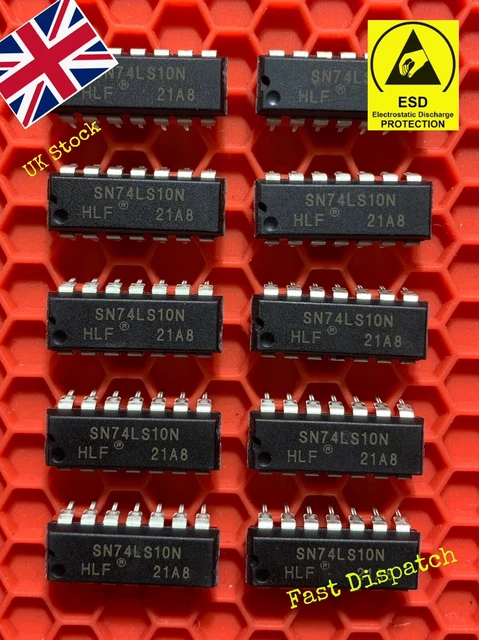 10PCS HLF ORIGINAL SN74LS10 Triple 3-input NAND Gate Chip Sale NEW Stock in UK £4.45 - PicClick UK