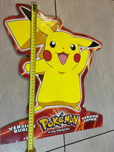 PIKACHU - POKEMON Rubis Saphir Display Nintendo Gameboy Store promo PLV ...