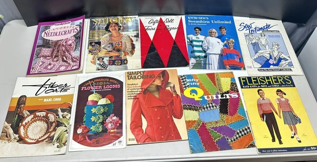 VTG SEWING CROCHET 60’s 70’s 80’s Patterns How To’s Instructions ...