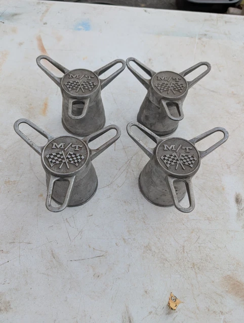 MICKEY THOMPSON M/T Tri Bar Rader Center Cap Spinner 3 Hot Rat Rod Scta ...