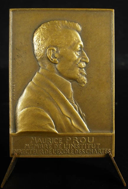 MÉDAILLE 1921 MAURICE Prou Historien école des chartes H PATEY EUR 280 ...