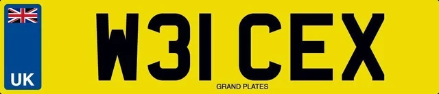 ICE CREAM PARLOUR Van Number Plate W31 Cex Car Reg We Ice X 99 Lolly ...