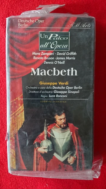 VHS MACBETH UN Palco All'opera Luca Ronconi Fabbri Editori Nuova ...