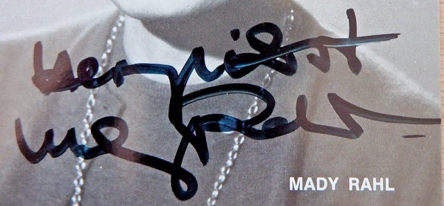 AUTOGRAMM DEUTSCHE FILM- und Theater Schauspielerin Mady Rahl (103713) EUR 5,99 - PicClick DE