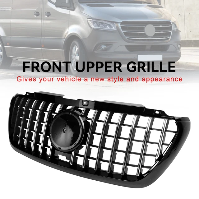 FRONT BUMPER GRILL Grille Pour Mercedes Sprinter W907 W910 2018-2023 GT Style A EUR 251,99 ...