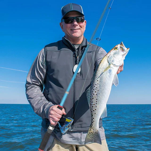 2 COUNT ULTRA-SHORT Fishing Poles Rod Spinning Rods Saltwater Carbon £ ...