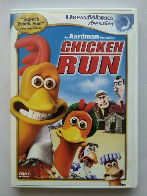 CHICKEN RUN (DVD,2006)DREAMWORKS Animation Aardman Peter Lord Nick Park ...
