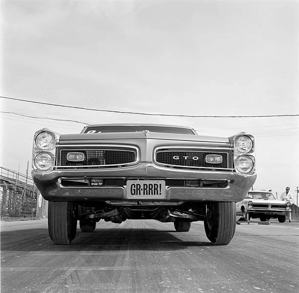 1966 GEETO TIGER Pontiac Gto Drag Car 2 Motor Racing Old Photo $8.50 ...