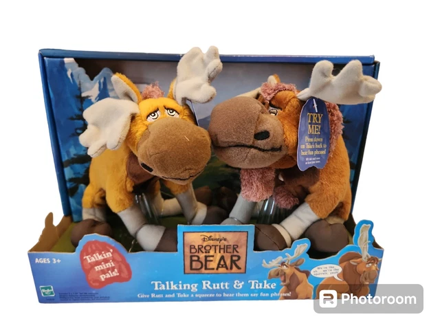 DISNEYS BROTHER BEAR Talking Rutt & Tuke Talkin Mini Pals Brand New £48 ...