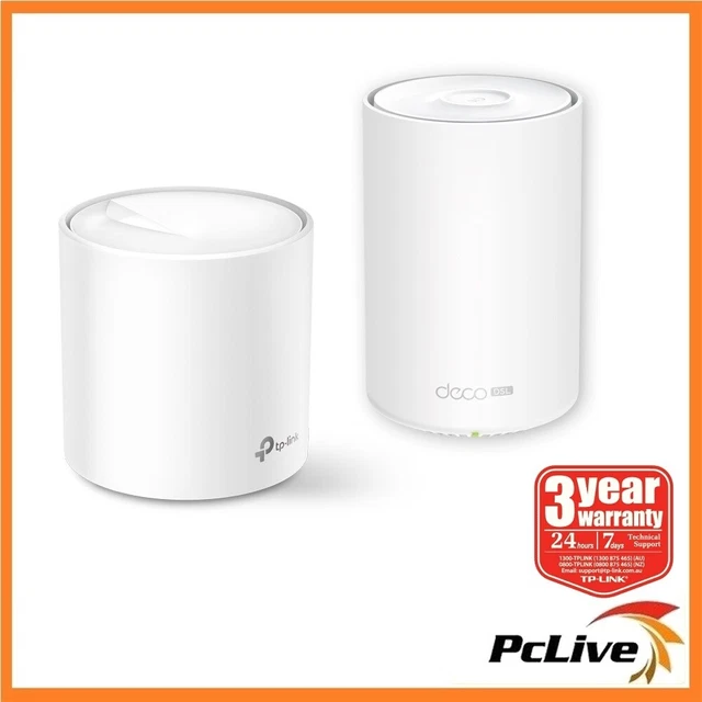 TP-LINK DECO X20-DSL + Deco X20 AX1800 VDSL2 Home Mesh WiFi 6 Modem ...