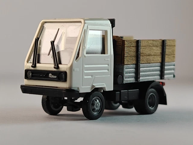 BUSCH MULTICAR MIT hoher Bordwand cremeweiß (42215) OVP 1:87 EUR 3,50 ...