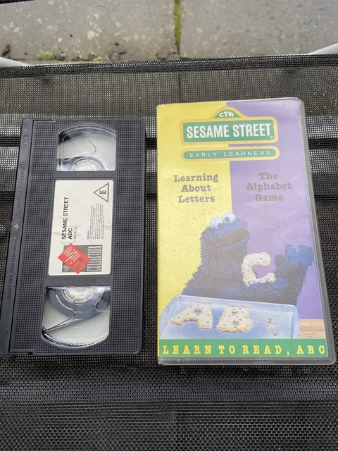 SESAME STREET EARLY Learners Learn To Read ABC VHS Used Working £19.95 ...